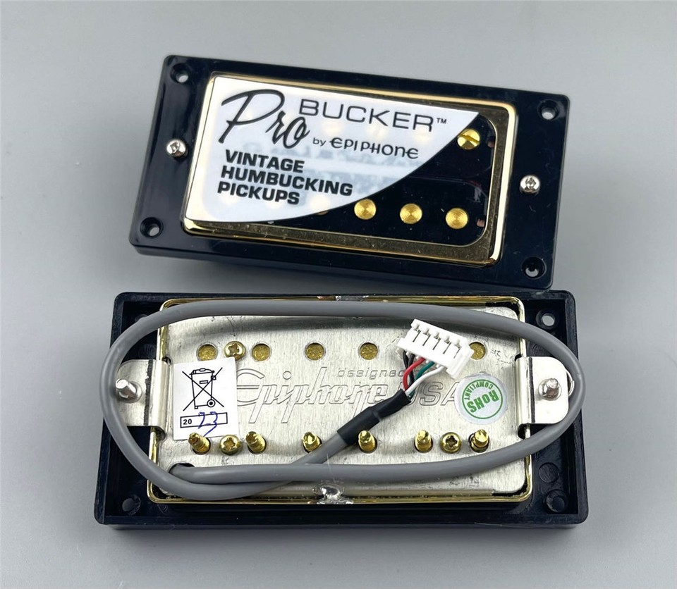 Epiphone OPEN ProBucker Vintage Humbucker Pickup Set LP&SG 5 Core Wire ...