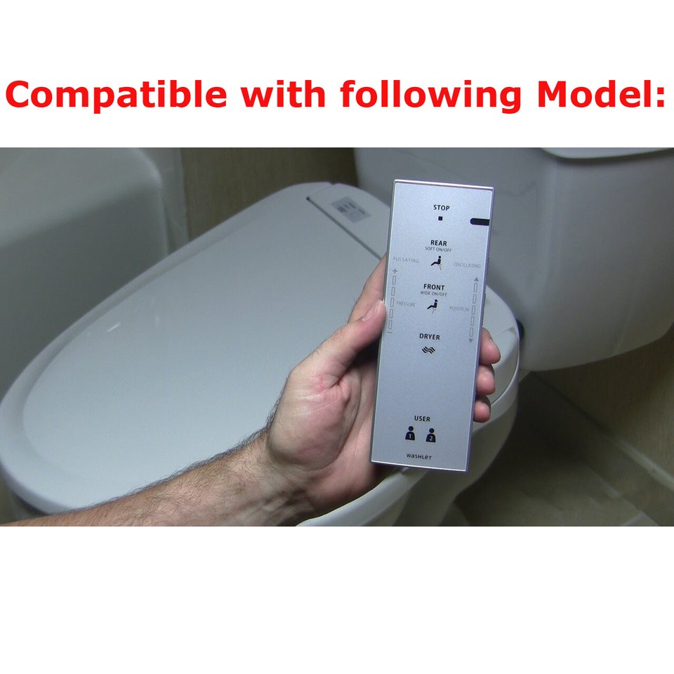 Replace TOTO WASHLET Remote Control CW512YR WC TCF6532C3GV1 TCF6532G# ...