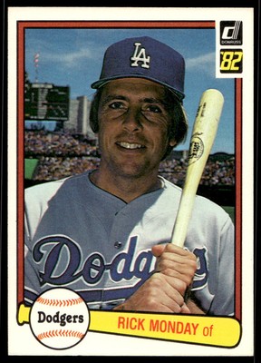 1982 Donruss 514 Rick Monday Los Angeles Dodgers Baseball Card | eBay