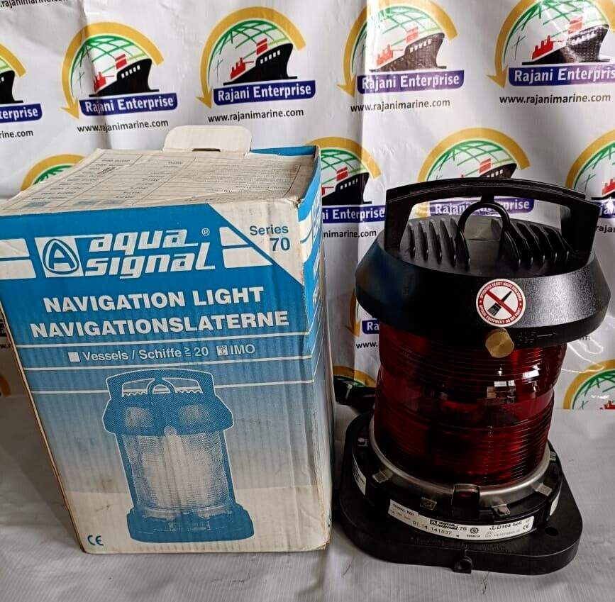 Aqua Signal Navigation Light Series 70, All Round Red, HB 10T00005_02 ...