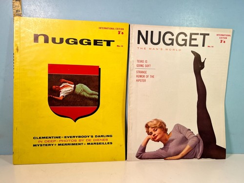 1961 Nug Get Magazine International Edition #13 & 16 Pinup | eBay