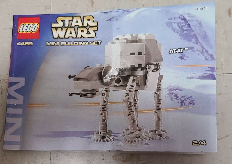 Lego 4489 Star Wars Mini Building Set At-At Rebels Empire Strikes Back ...