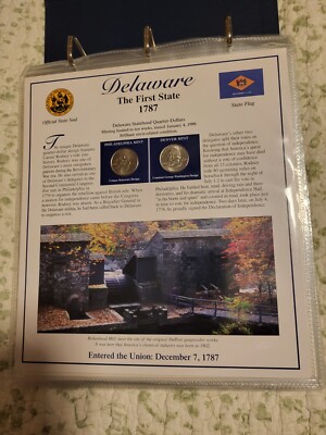 PCS Statehood Quarters Collection from volume #1 ( Delaware) | eBay