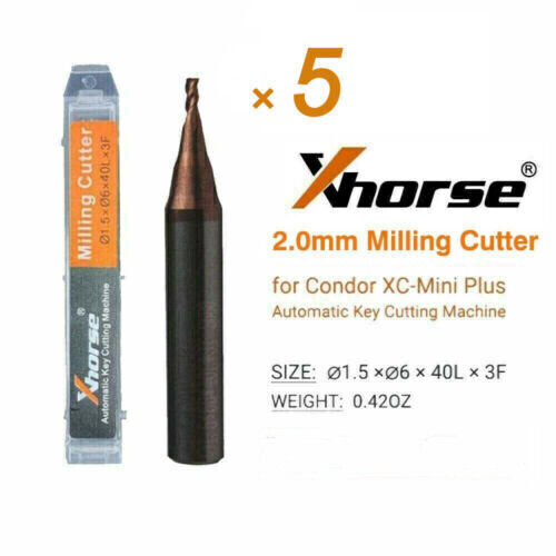 2.0mm Milling Cutter for XHORSE CONDOR XC-MINI/XC-007 /XC-002/Dolphin ...