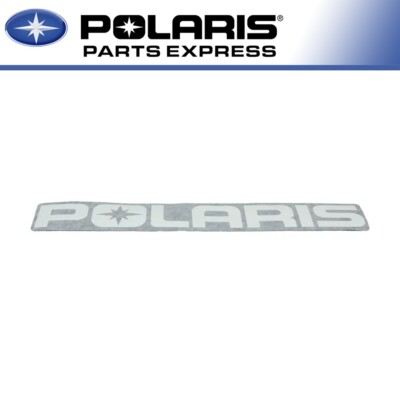 NEW POLARIS RANGER XP HD CREW 500 700 800 900 OEM WHITE TAILGATE DECAL ...