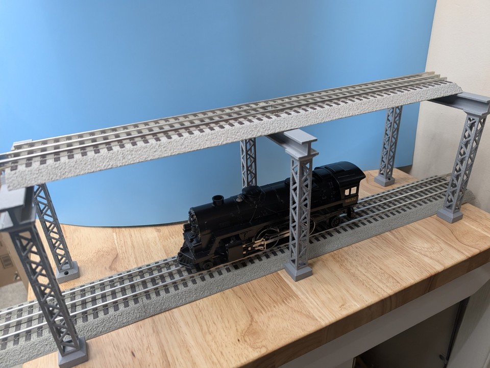 Trestles For Elevated Train O Scale Lionel FasTrack - 6 Sets Of 3 | eBay