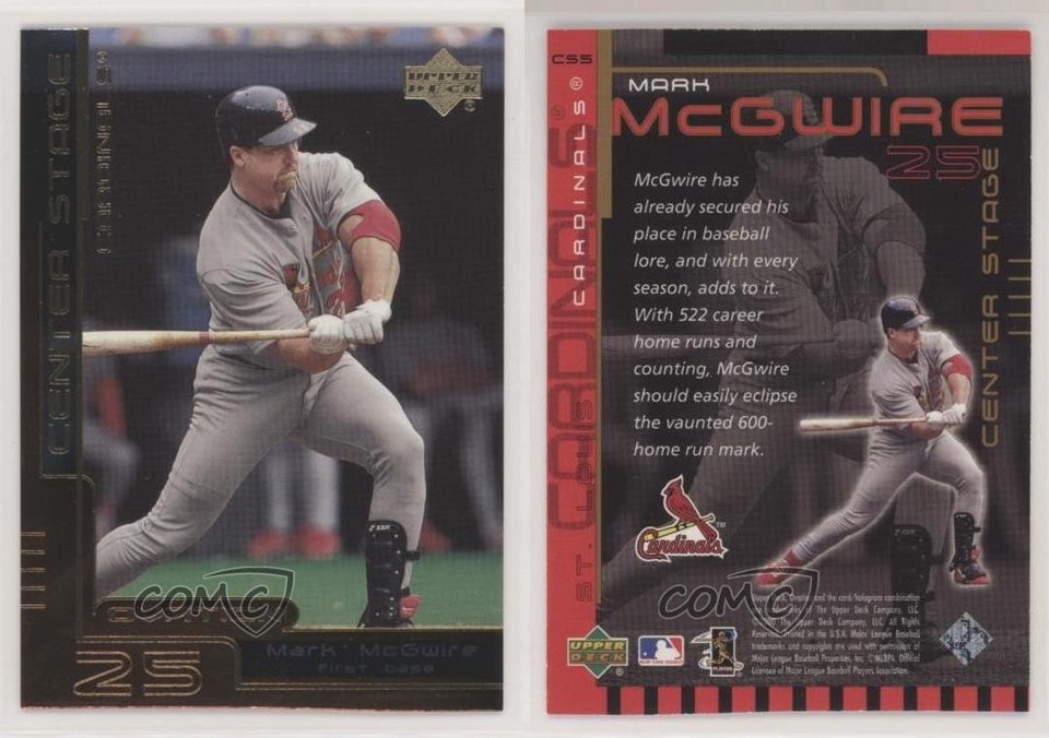 2000 Upper Deck Ovation Center Stage Gold Mark McGwire #CS5 0d7d | eBay