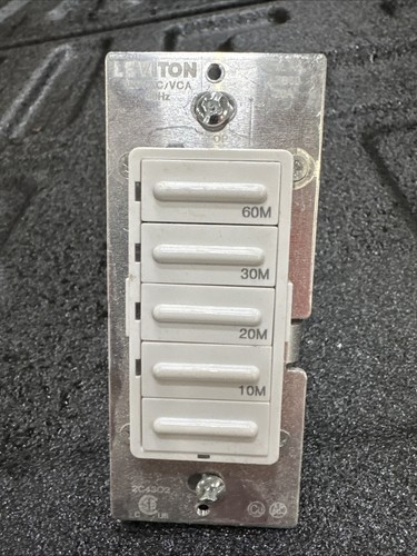 LEVITON LTB60-1LZ (10-20-30-60 min.) TIMER SWITCH | eBay