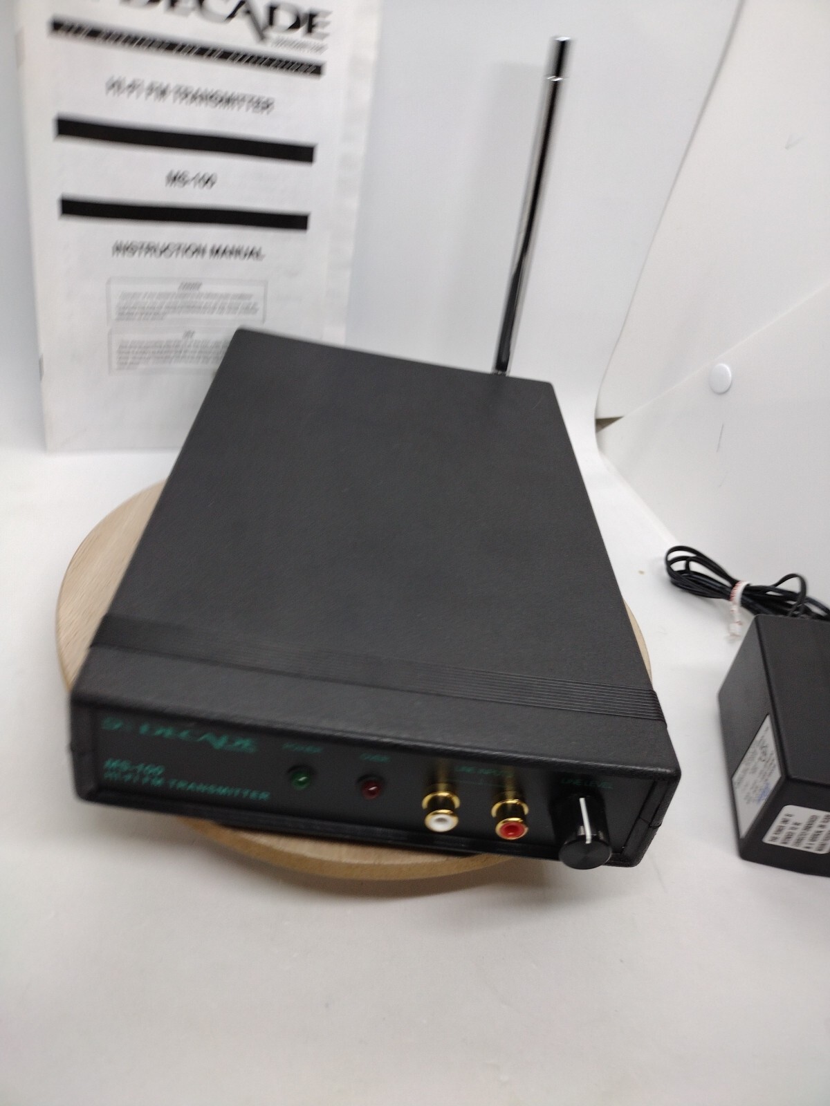 Decade MS-100 FM Mono Professional Grade Low Power Audio Transmitter ...