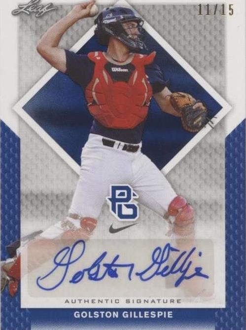 2016 Leaf Perfect Game National Showcase - Golston Gillespie #BA-261 ...
