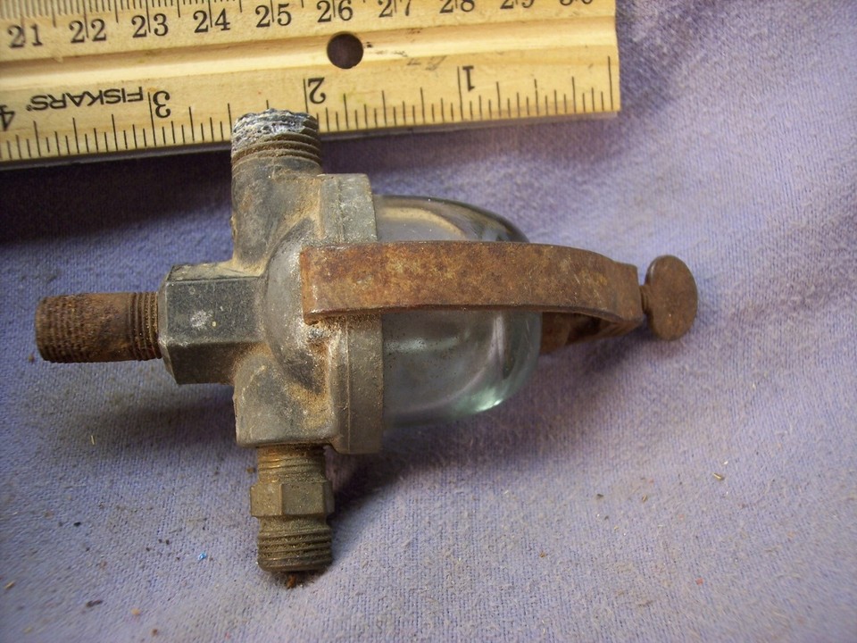 ANTIQUE GLASS SEDIMENT BOWL FOR SMALL GAS ENGINE | eBay