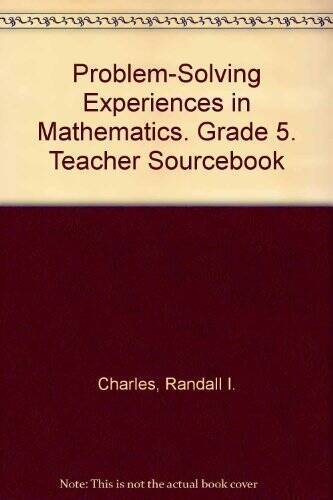 Problem Solving Experiences in Mathematics: Grade 5 - Paperback - VERY ...