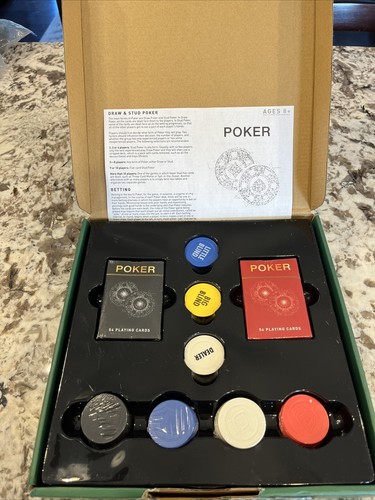Games Pocket Poker In Box 2-10 Players Ages 8+ Hey 80 poker chips 2 ...