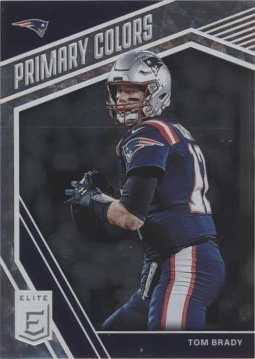 2019 Panini Donruss Elite - Primary Colors Tom Brady #PC-10 /299 for ...