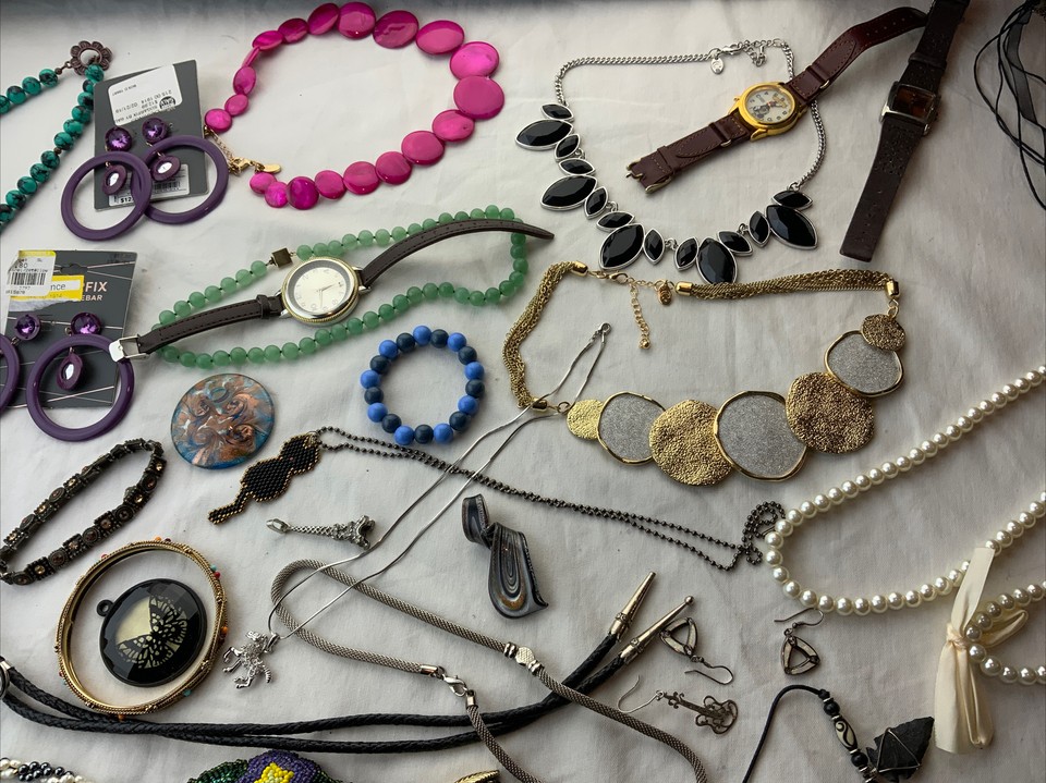 Jewelry Vintage-Modern Huge Lot For Craft Junk most Wearable 2+ pounds ...
