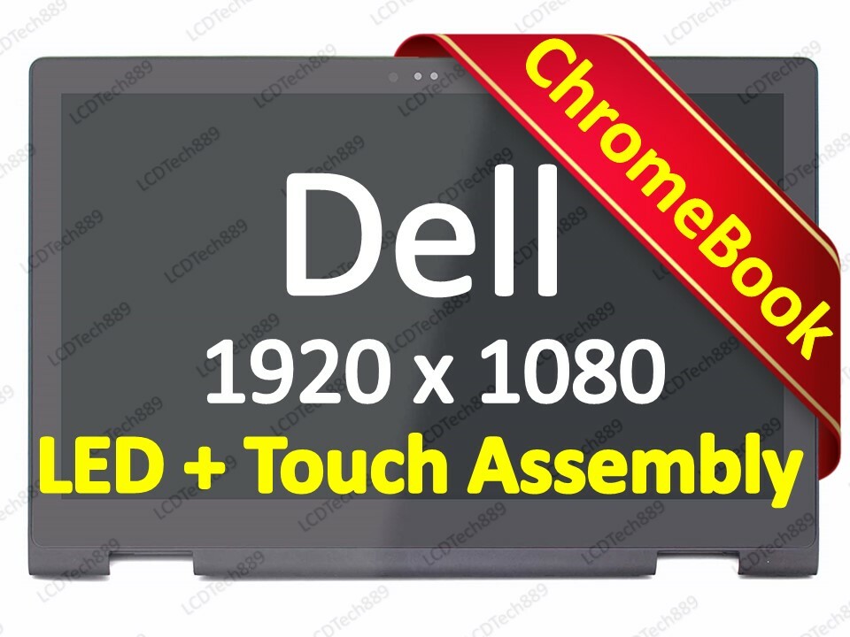 13.3" Touch Digitizer FHD LCD Screen Assembly Dell Inspiron 13 5368 ...