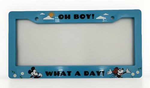 Disney Mickey & Minnie License Plate Frame For Auto Car Oh boy! What A ...