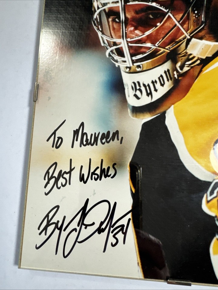 Byron Dafoe fr. Boston Bruins NHL Goalie auto autograph hockey signed ...