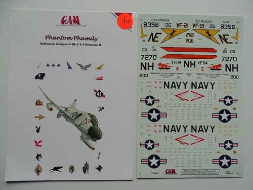 CAM decals 1/72 F-4J Phantom II US Navy | eBay