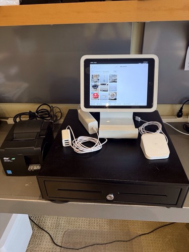 Complete Square POS System Bundle; Cash Register, Receipt Printer, Card ...