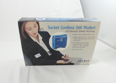 Socket 56Kbps Portable Cordless Bluetooth Modem V.92 (CM7100-510 ...