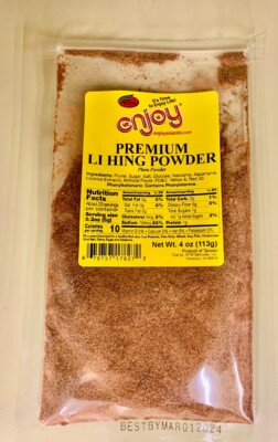 HAWAII ENJOY PREMIUM Li Hing Mui Plum Powder 4oz 03/27 | eBay