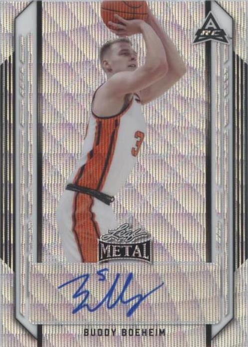 2021-22 Leaf Metal - Buddy Boeheim #BA-BB1 Silver Wave (AU, RC) for ...