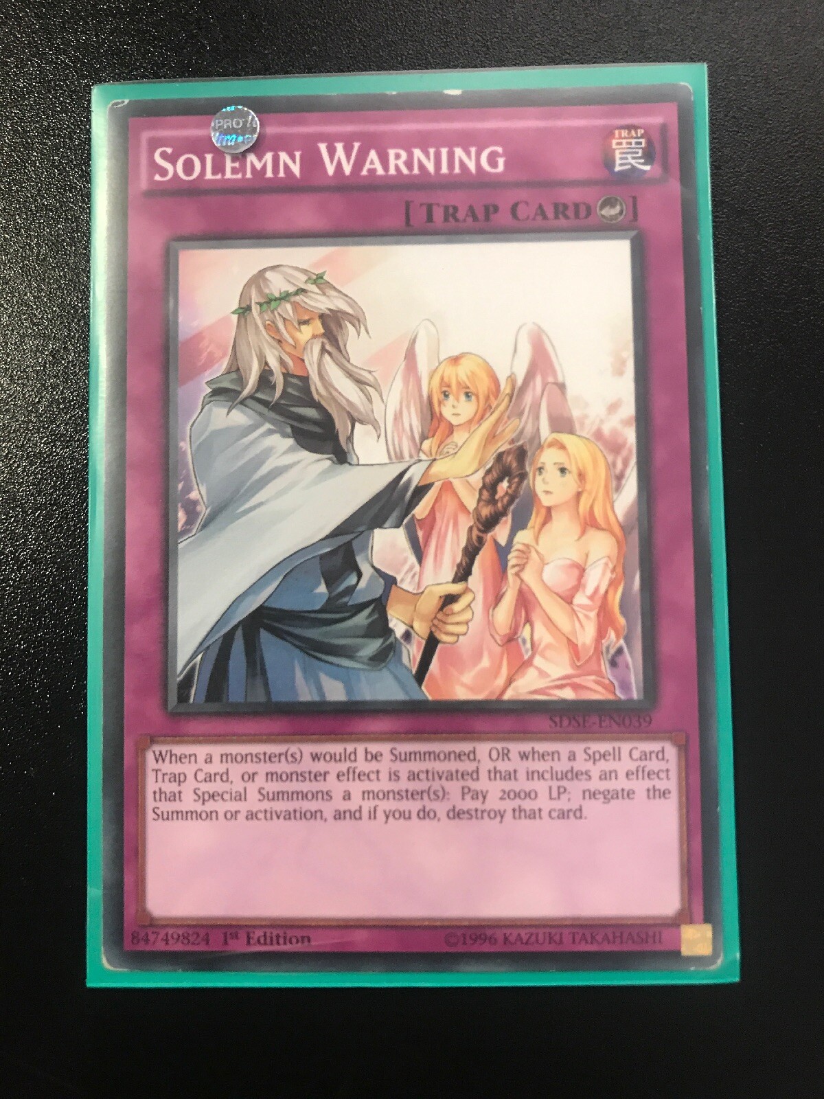 Yu-Gi-Oh!- Solemn Warning - SDSE-EN039 - Common - AUSTRALIA | eBay ...