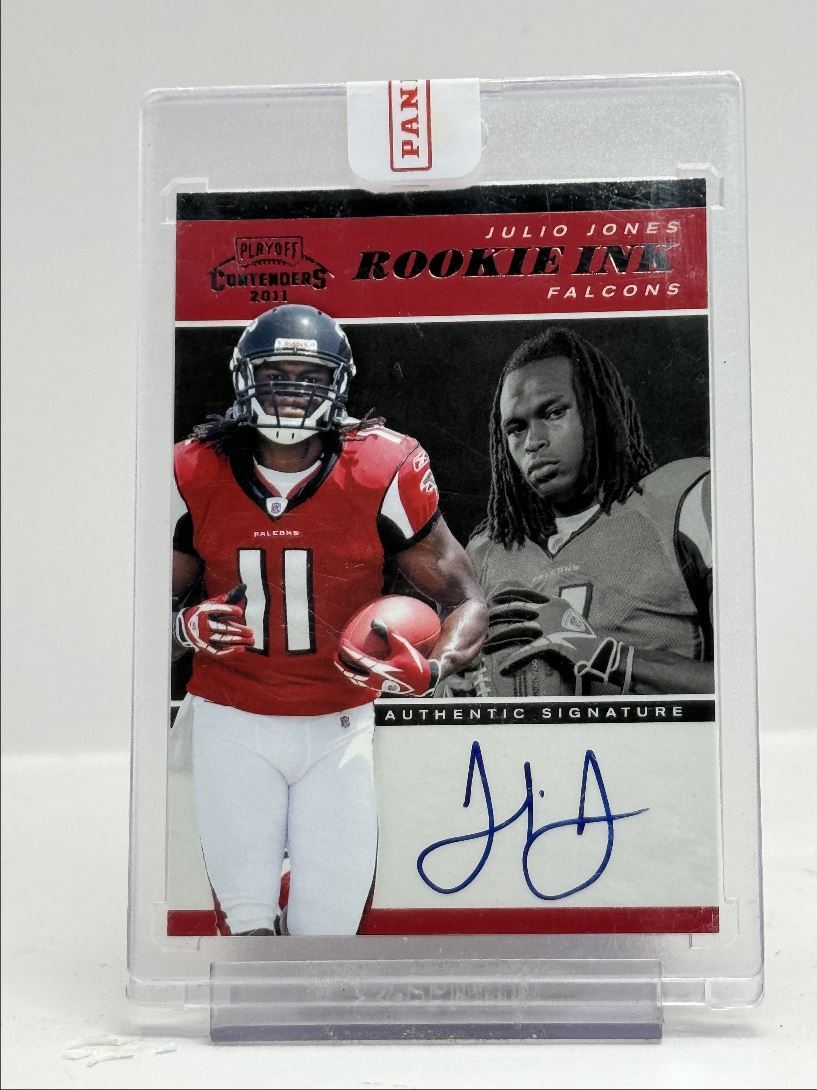 JULIO JONES 2011 PLAYOFF CONTENDERS ROOKIE INK AUTOGRAPH RC AUTO Q2893 ...
