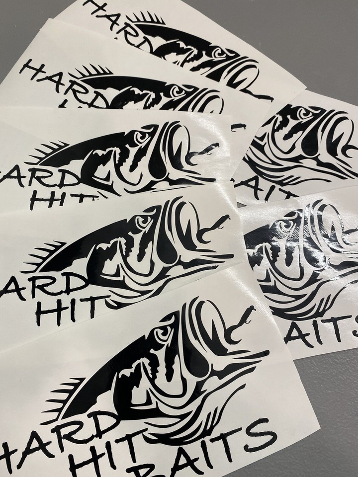 6” Hard Hit Baits Decal | eBay