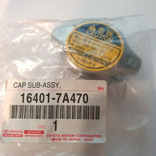 GENUINE TOYOTA RAV4 1998-2005 RADIATOR CAP SUB-ASSY OEM 16401-7A470 | eBay