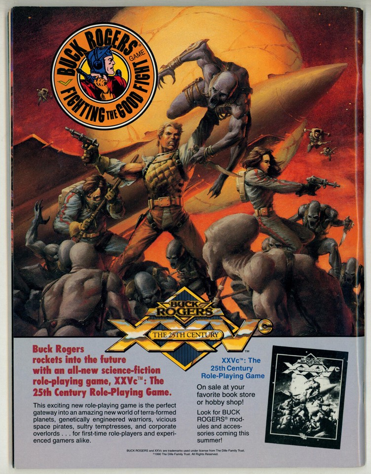 Dragon Magazine 158 1990 TSR AD&D Gerold Brom Fantasy Cover Art 14th ...