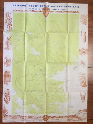 Philmont Scout Ranch & Explorer Base Map | eBay