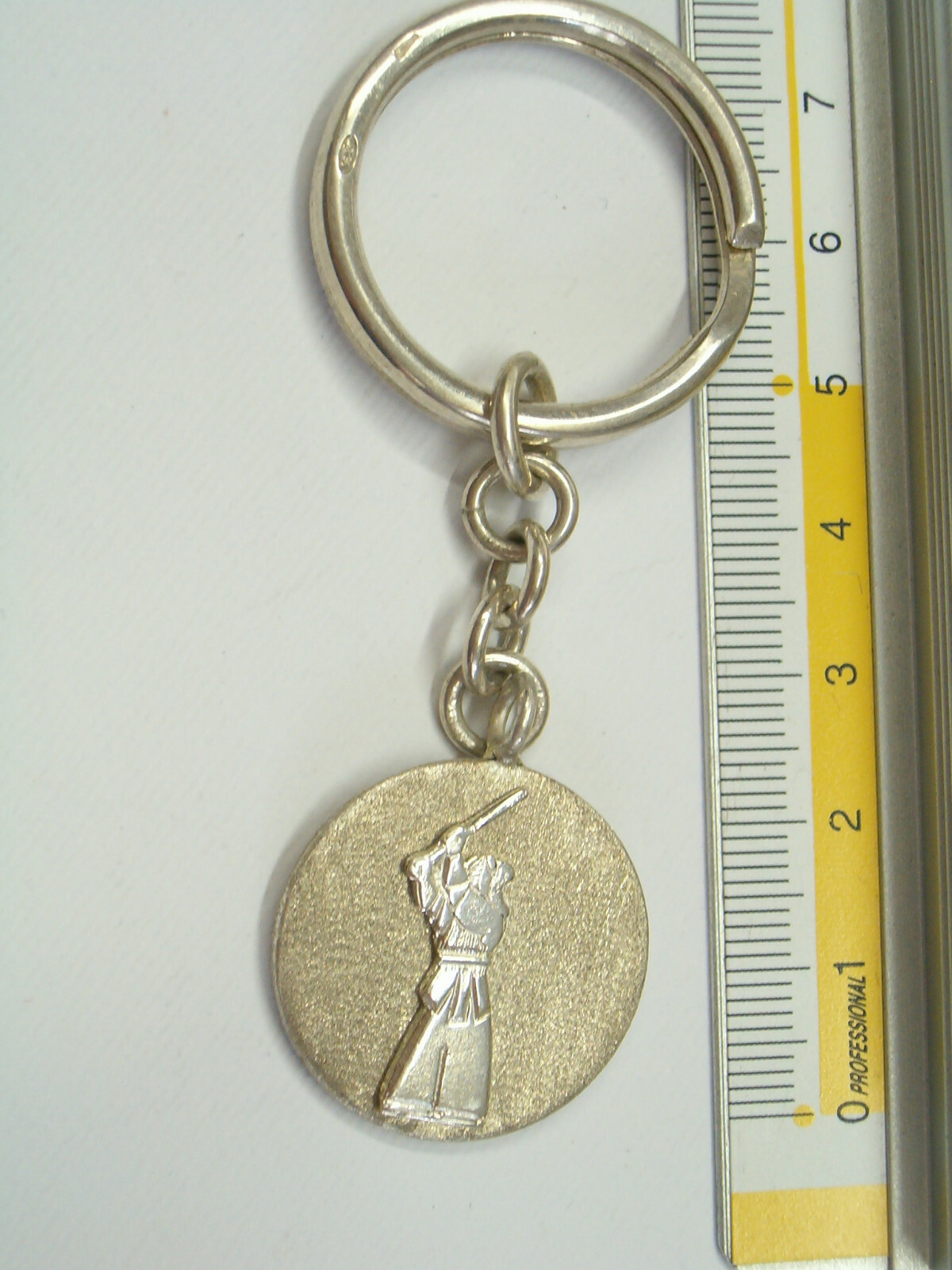 Keyring Silver 925 With Kendōka - Kendō Kenshi Shinai Kendo Martial ...