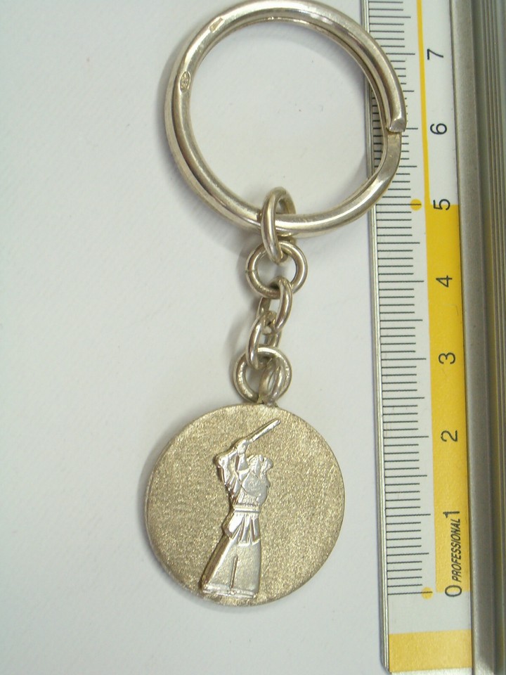 925 Silver Keychain with Kendōka - Kendō Kenshi Shinai Kendo Martial ...