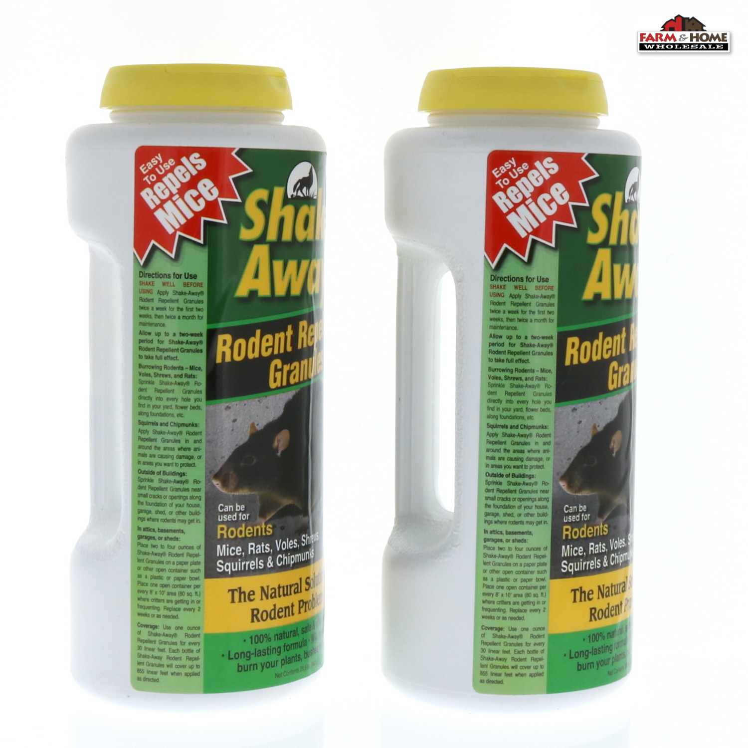 (2) Shake Away Rodent Mice Repellent Granules ~ New | eBay
