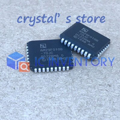 10PCS AM29F010B-70JC Flash Memory 5V 1Mbit 128Kx8bit PLCC32 | eBay