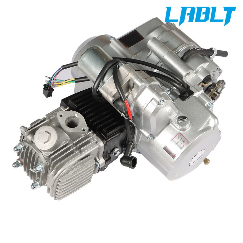 LABLT 4 Stroke 125cc ATV Engine Motor 3-Speed Semi Auto Reverse ...