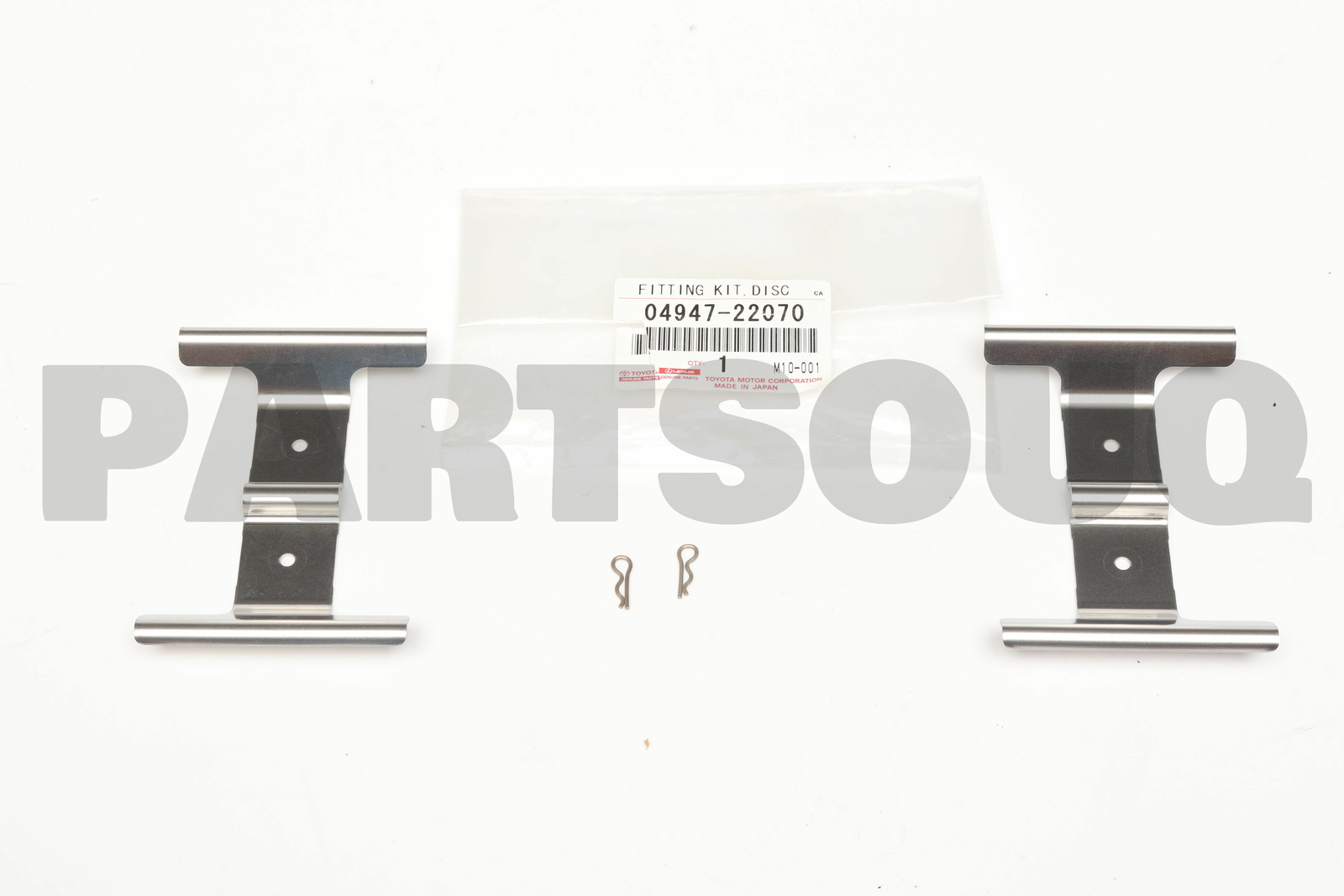 0494722070 Genuine Toyota FITTING KIT, DISC BRAKE, FRONT 04947-22070 | eBay