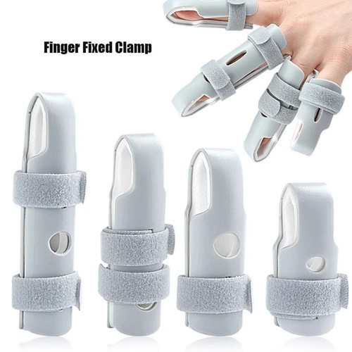 Grey Finger Fixed Splint PP Sponge Finger Trainer Sleeve Sports ...