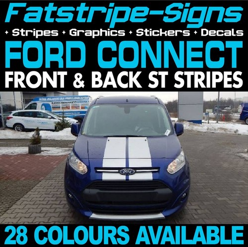 to fit FORD TRANSIT CONNECT ST STRIPES GRAPHICS STICKERS M SPORT DAY ...