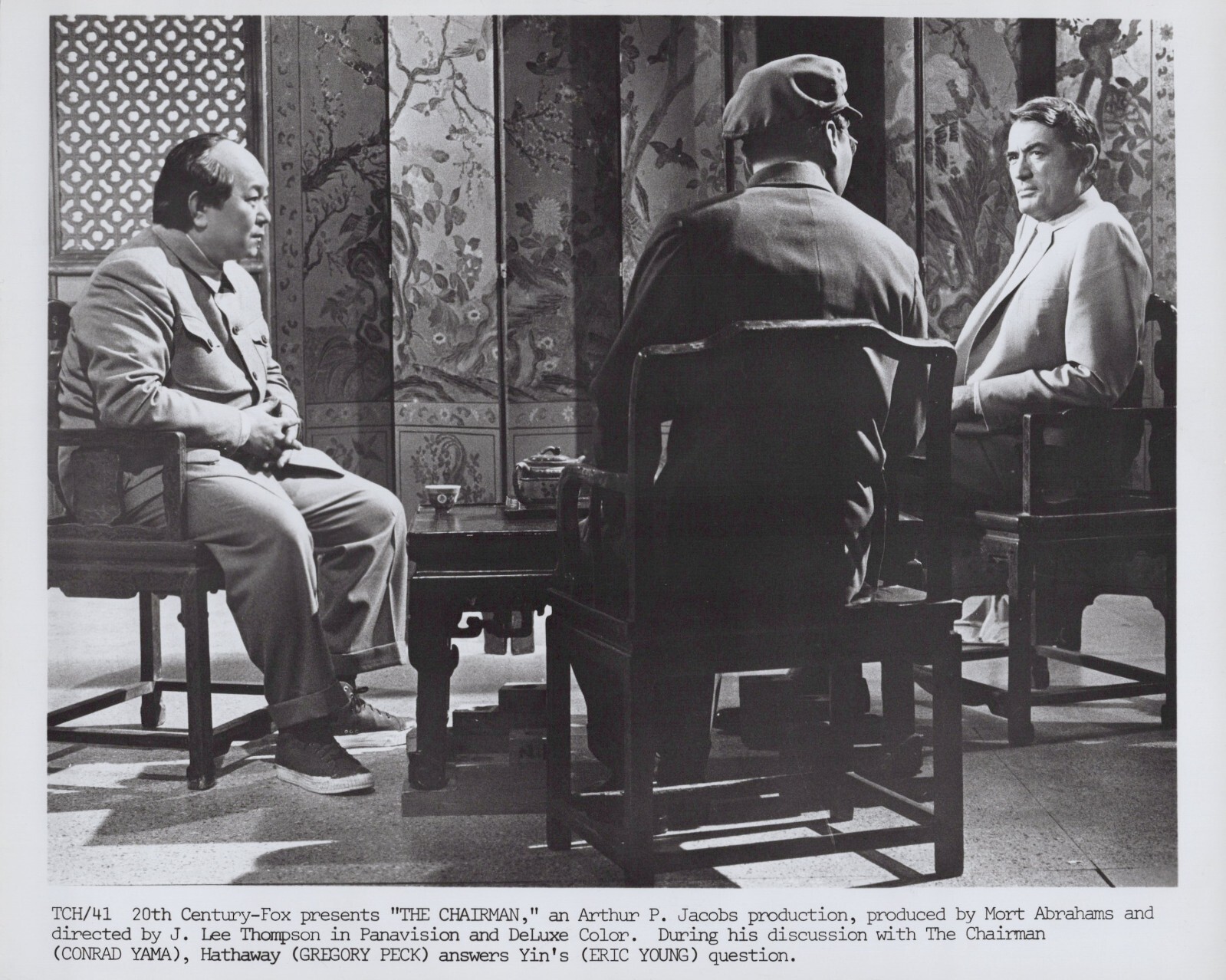 Gregory Peck + Conrad Yama + Eric Young in The Chairman (1969) 🎬⭐ Photo ...