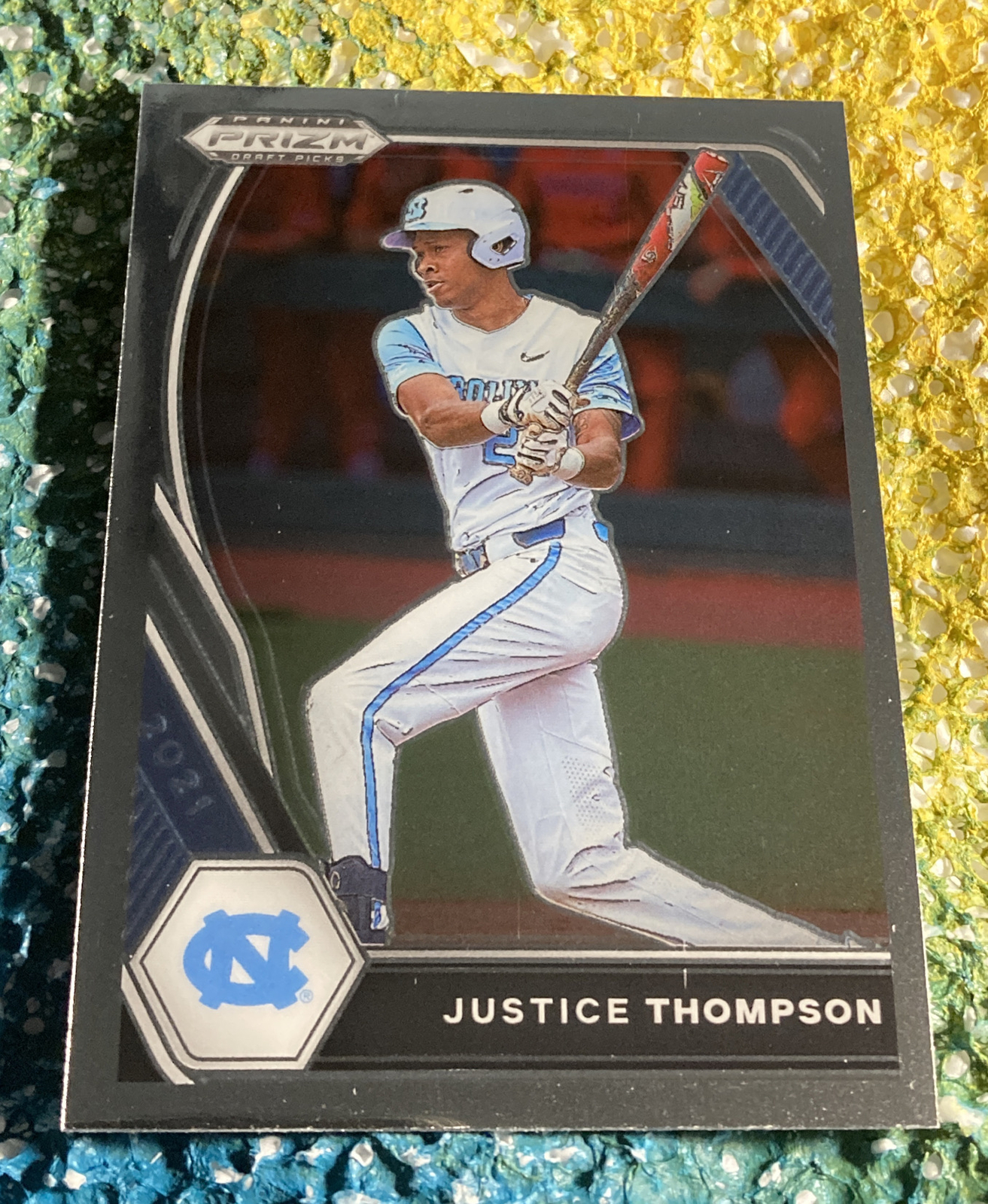 2021 MLB Panini Prizm Draft Picks Justice Thompson PDP-180 Rookie RC | eBay