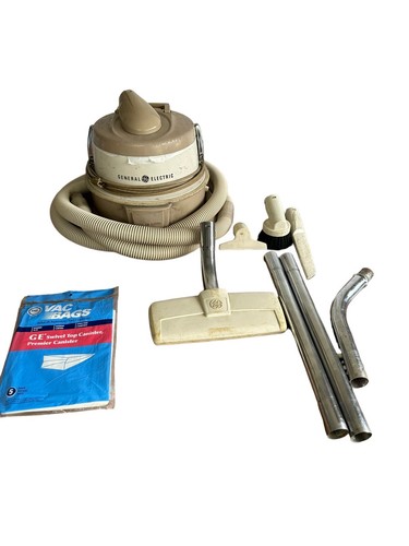 Rare General Electric GE Canister Vacuum Extra Bags TESTED WORKS ...