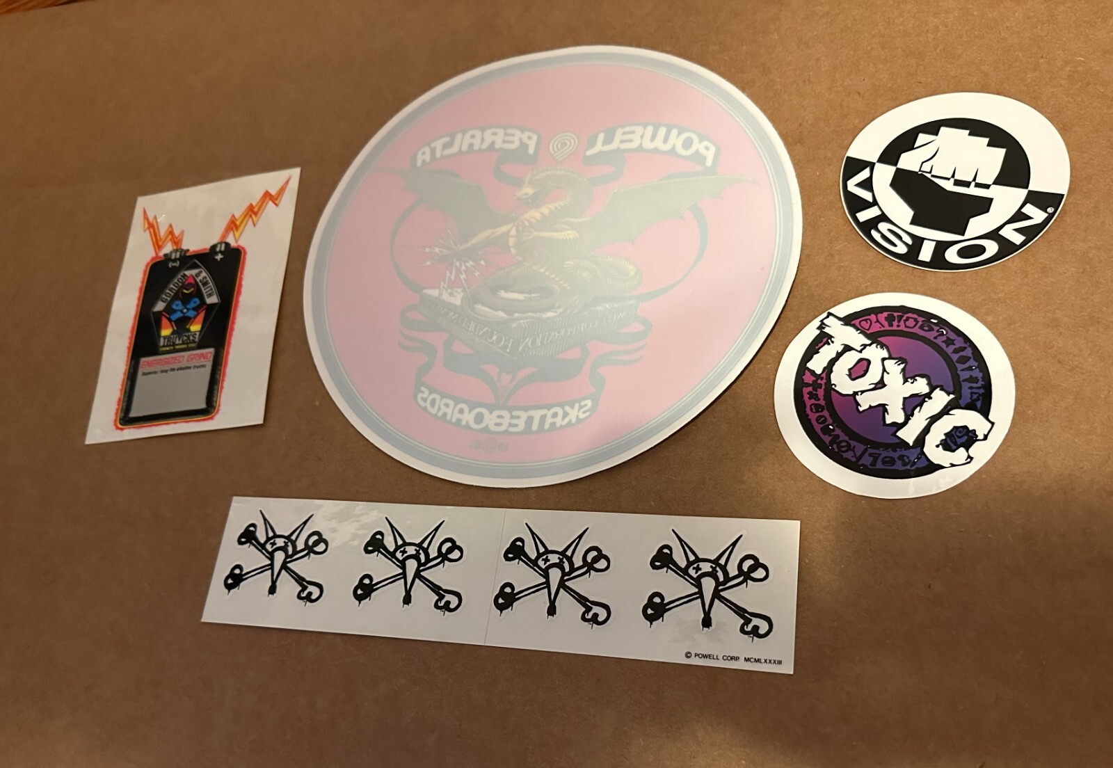 NOS Old School Powell Peralta Toxic G&S & Vision VTG OG Skateboard ...