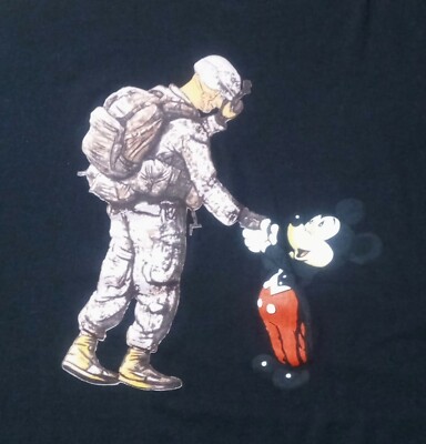 Mickey Mouse thank you USMC US Army Navy USAF t shirt 3XL military | eBay