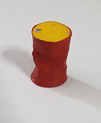 1/64 3D Printed Dented Red & Yellow Barrel | eBay