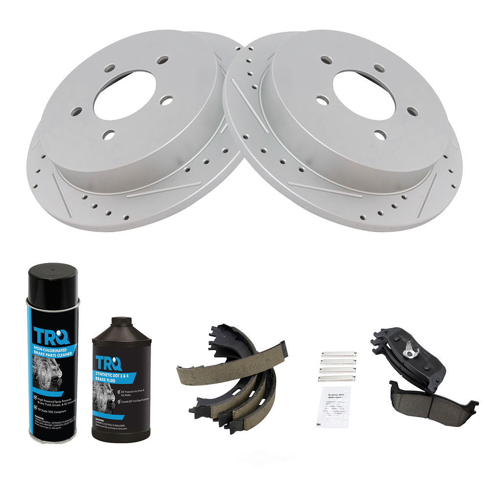 Disc Brake Kit-Performance Brake Pad and Rotor Kit TRQ BKA21811 for ...