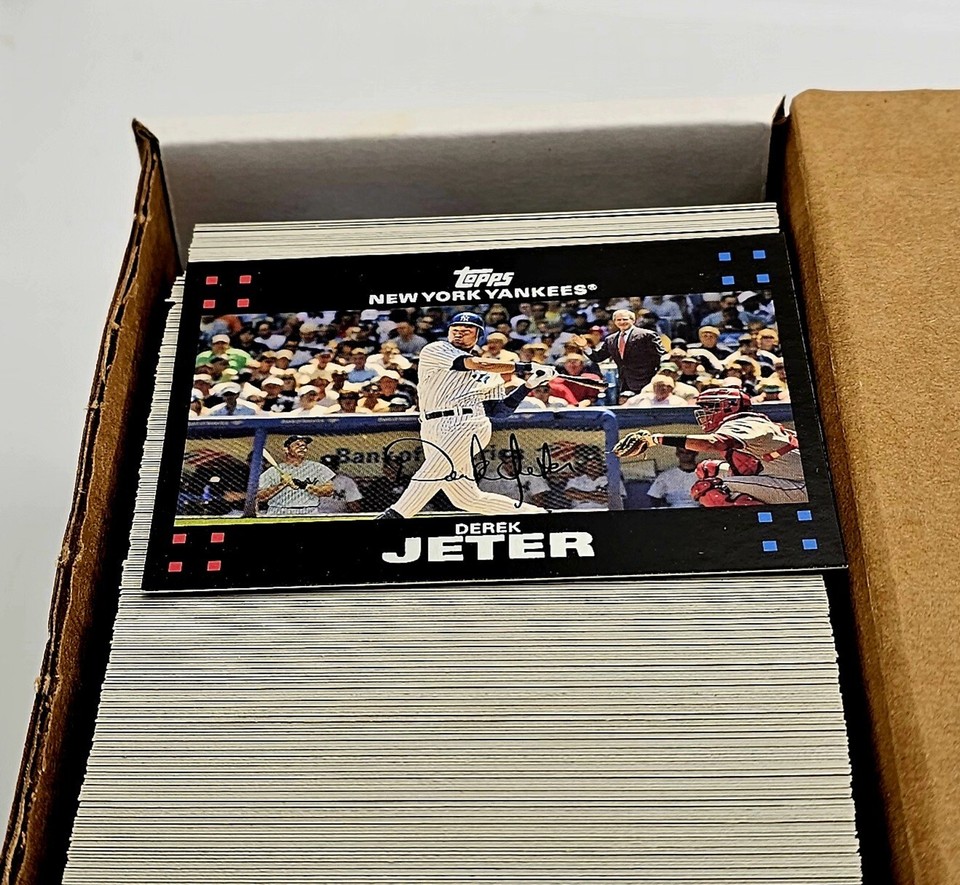 2007 TOPPS SERIES 1 BASEBALL COMPLETE SET 1-330.. Including SP JETER | eBay