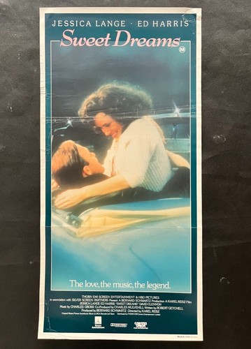 SWEET DREAMS Australian Daybill Movie Poster 80s Patsy Cline music ...